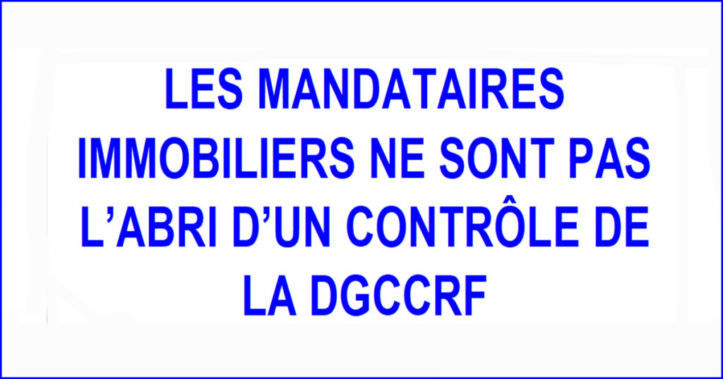 CONTRÔLE DE LA DGCCRF - Freecadre